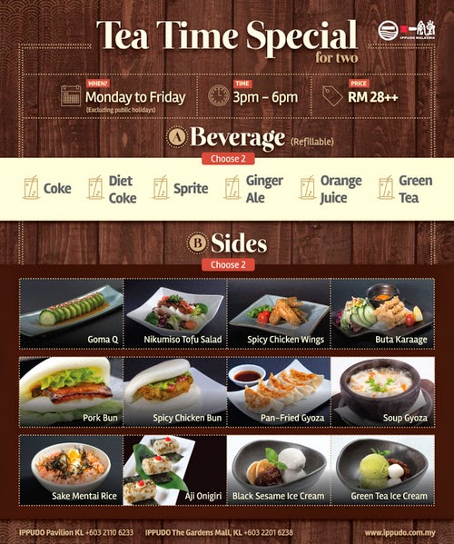 TEA TIME SPECIAL AT IPPUDO | Malaysian Foodie
