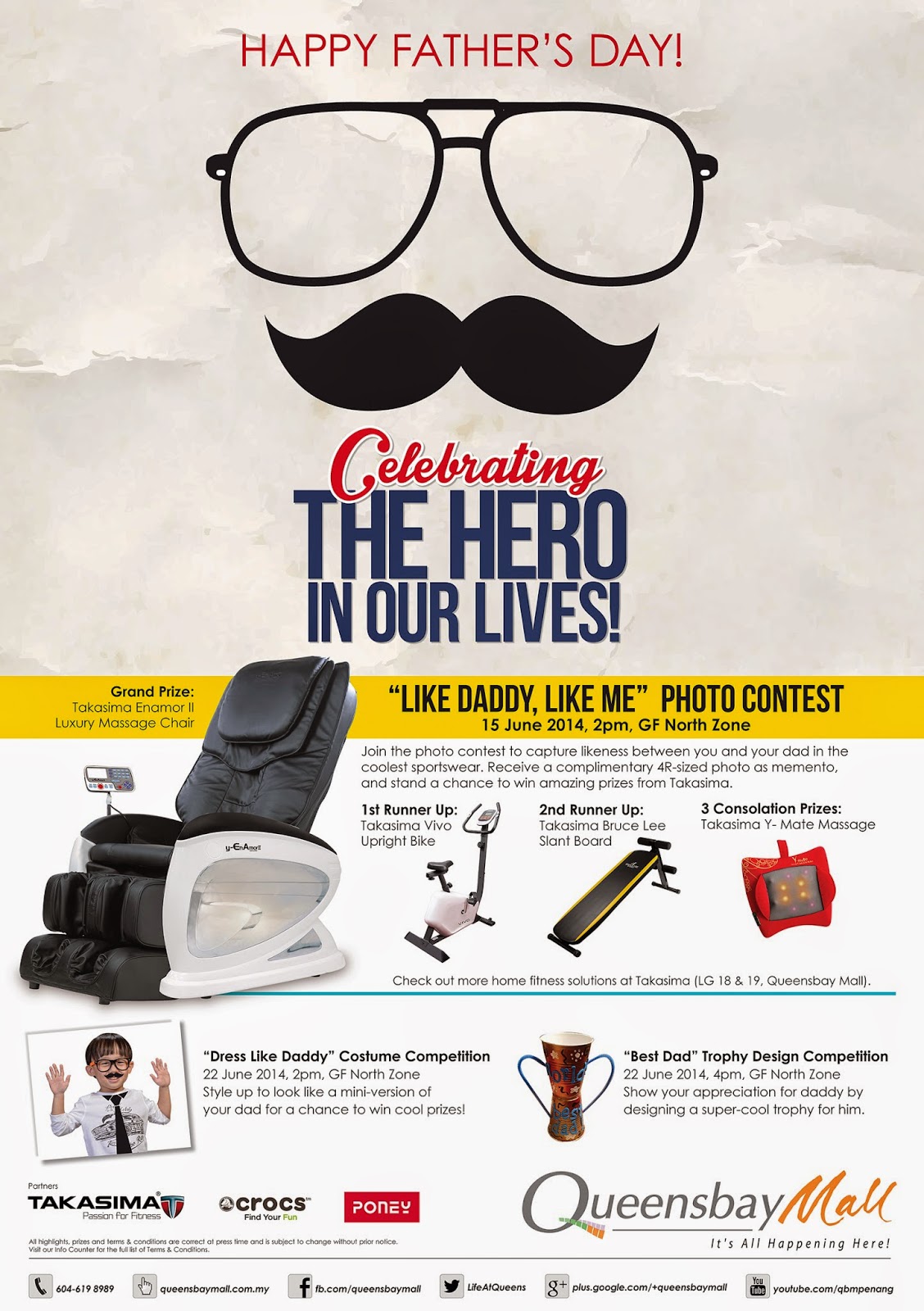CELEBRATING THE HERO IN OUR LIVES THIS FATHER'S DAY AT QUEENSBAY MALL ...