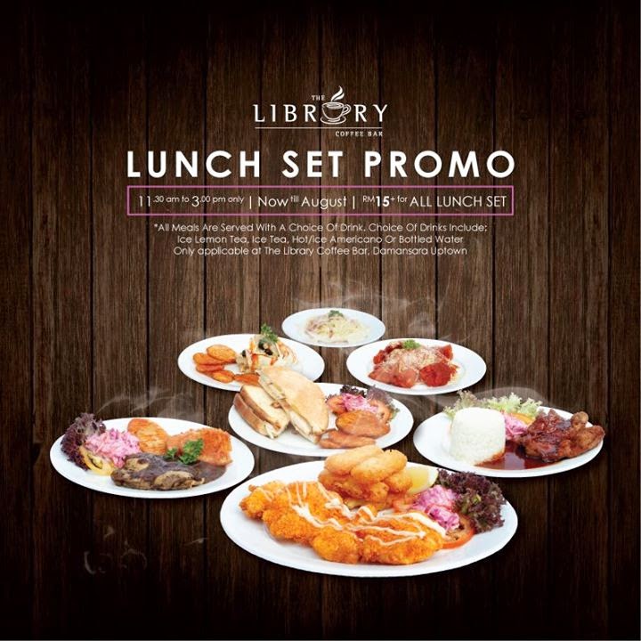THE LIBRARY COFFEE BAR LUNCH PROMO | Malaysian Foodie