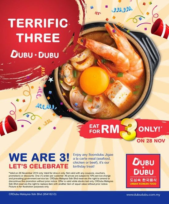 TERRIFIC THREE @ DUBU DUBU | Malaysian Foodie