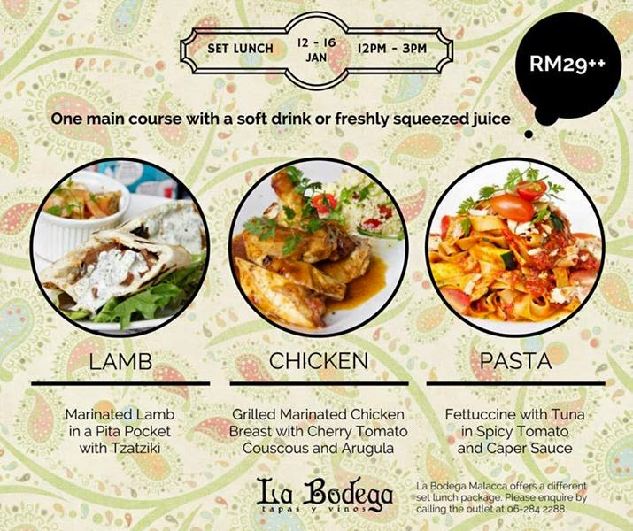 SET LUNCH @ LA BODEGA | Malaysian Foodie