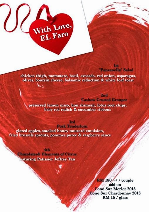 WITH LOVE @ EL FARO | Malaysian Foodie