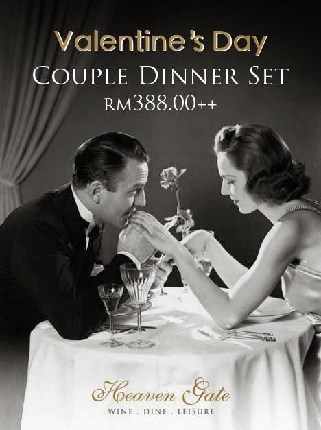 COUPLE DINNER SET @ HEAVEN GATE | Malaysian Foodie