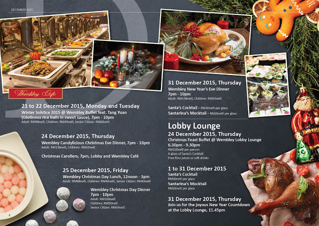 CHRISTMAS & NEW YEAR PROMOTION @ WEMBLEY CAFE | Malaysian Foodie