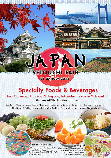 AEON WELCOMES JAPAN SETOUCHI FAIR | Malaysian Foodie