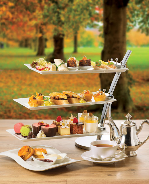 Autumn Afternoon Tea Set at V bar & lounge of Regal Kowloon Hotel ...