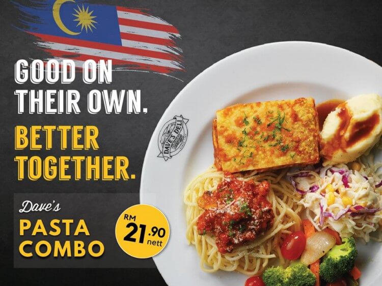 Dave's Pasta Combo Promotion | Malaysian Foodie