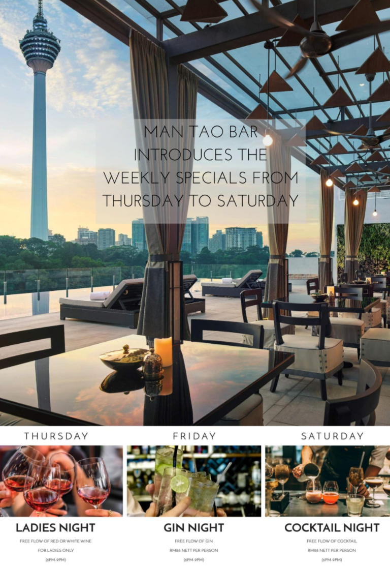 Man Tao Bar's Weekly Specials at Hotel Stripes KL | Malaysian Foodie