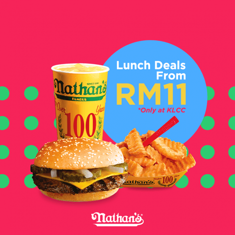 Only RM 11 Lunch Deals at Nathan's KLCC | Malaysian Foodie