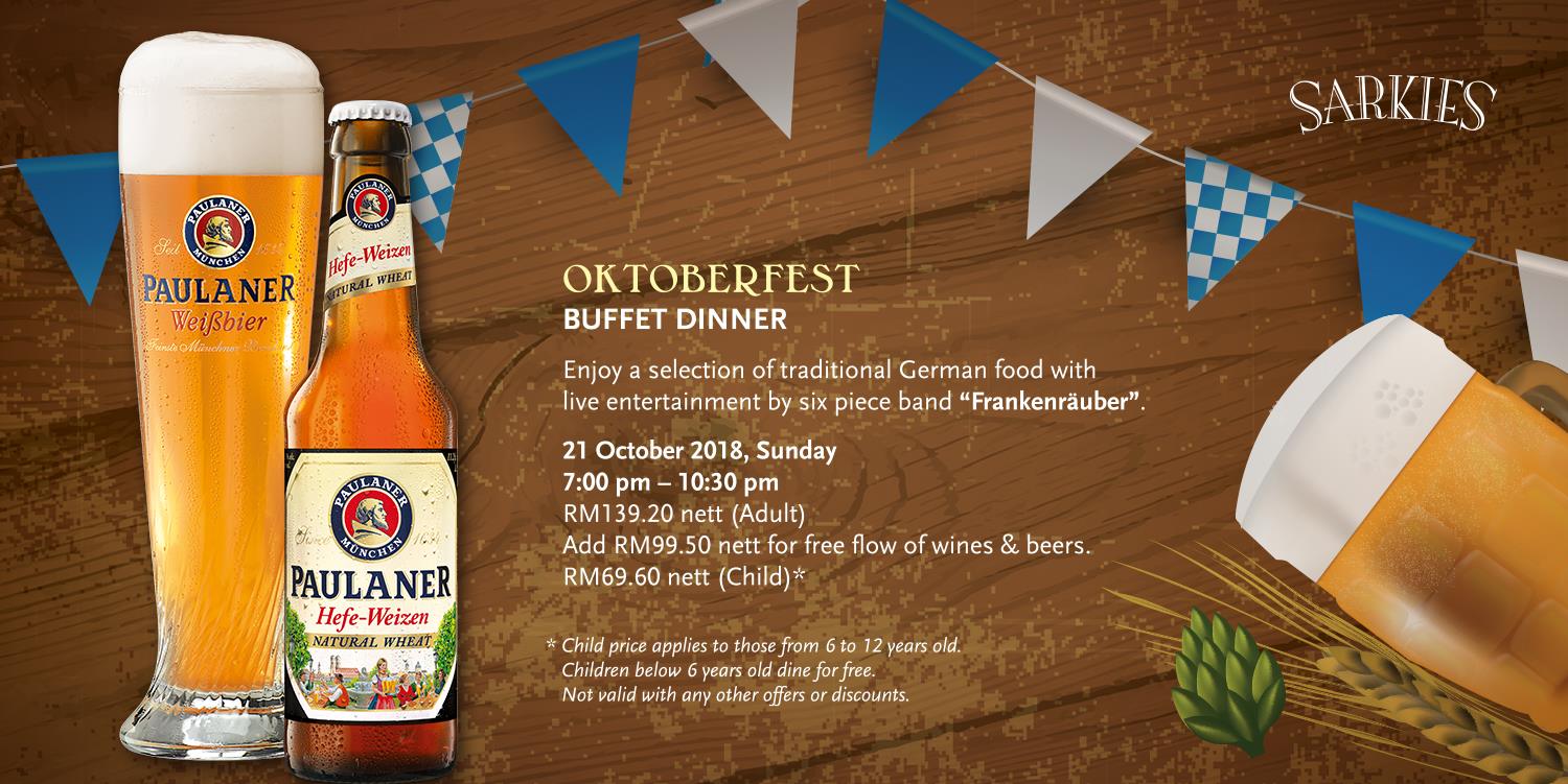 OktoberFest Buffet Dinner @ Sarkies , E&O Hotel Penang | Malaysian Foodie