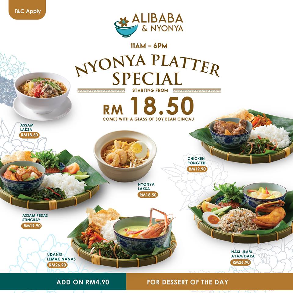 Nyonya Special Platter @ Alibaba & Nyonya | Malaysian Foodie
