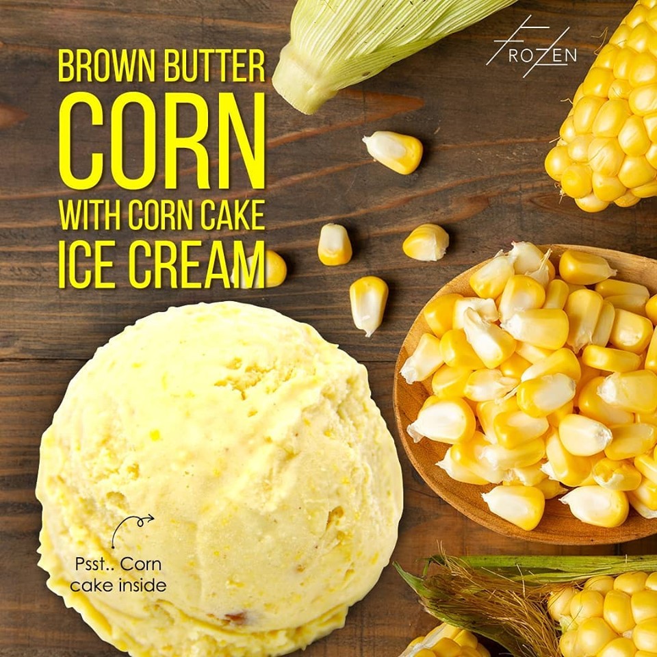 Spice up your date with our new Brown Butter Corn ice cream @ FROZEN ...