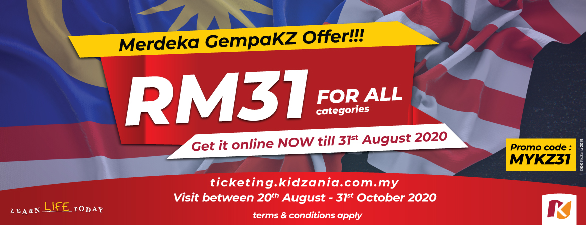 KidZania KL offers RM31 entry for 63rd Merdeka Promotion | Malaysian Foodie