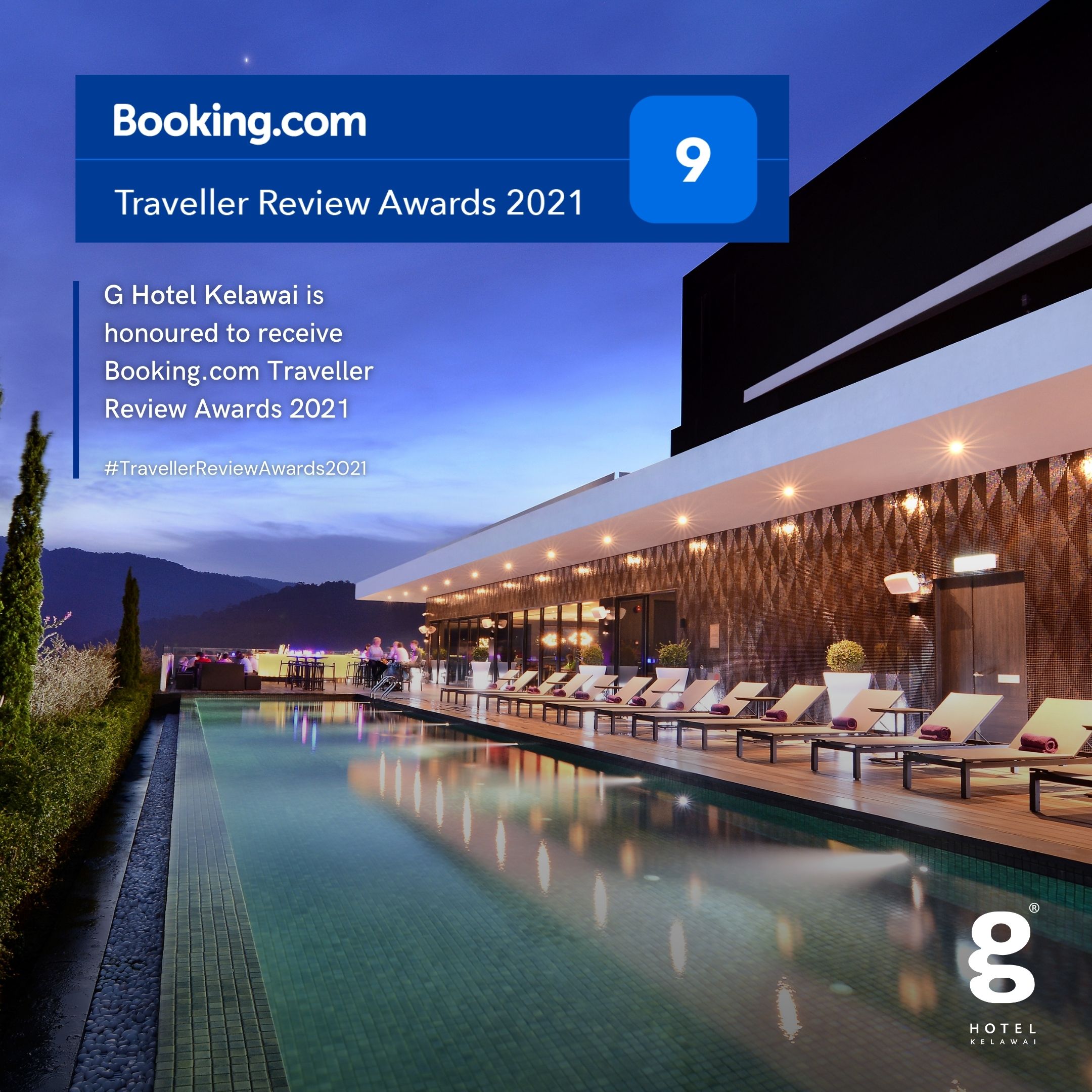 G Hotel Receives the Prestigious Booking.com Travellers Review Award ...