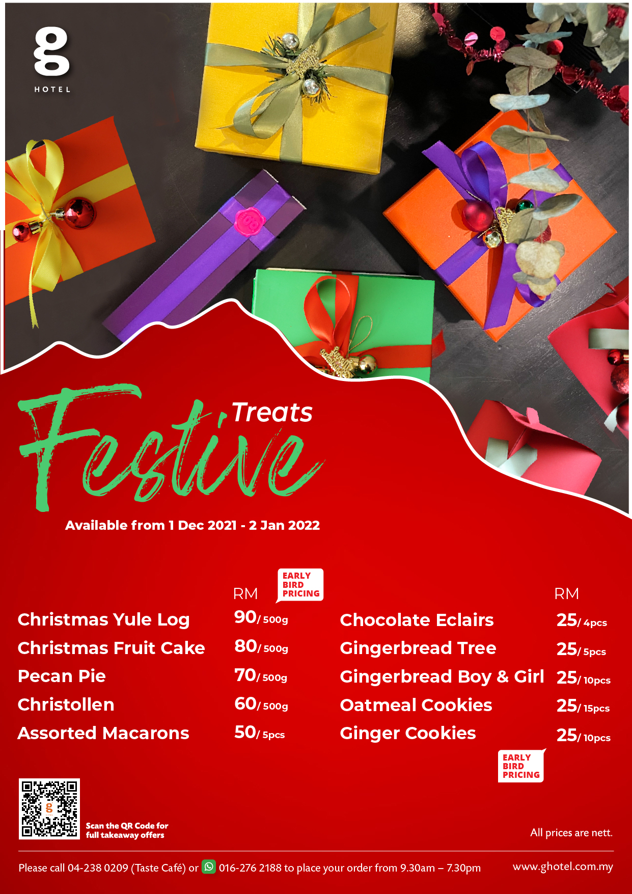 G's Festive Takeaways to Get You into the Holiday Spirit! | Malaysian ...