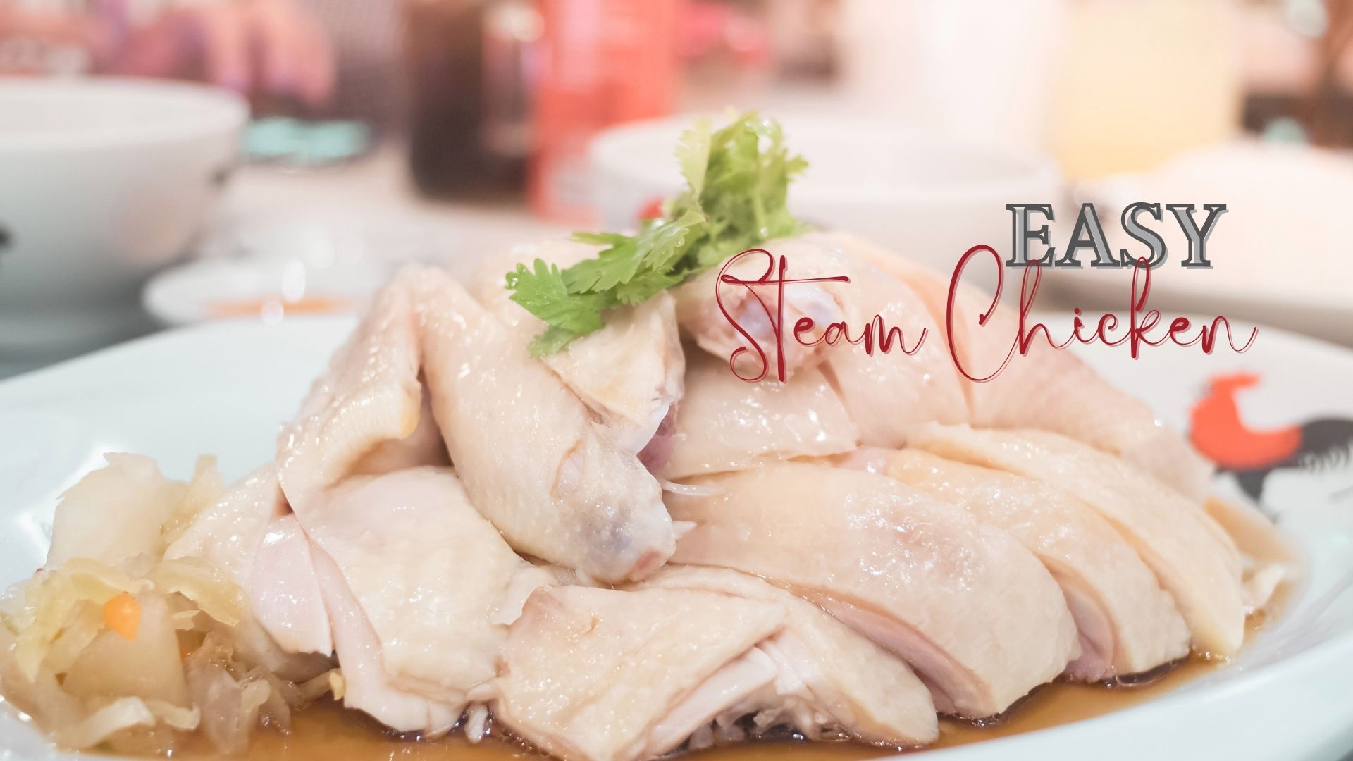 Easy Recipe: Steam Salted Chicken with Goji Berry | Malaysian Foodie