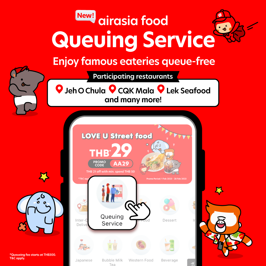 Say goodbye to restaurant queues with airasia Super App’s ‘Queuing ...