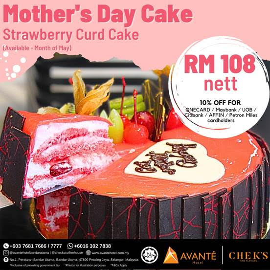 Mother's Day Cake @ Avante Hotel | Malaysian Foodie